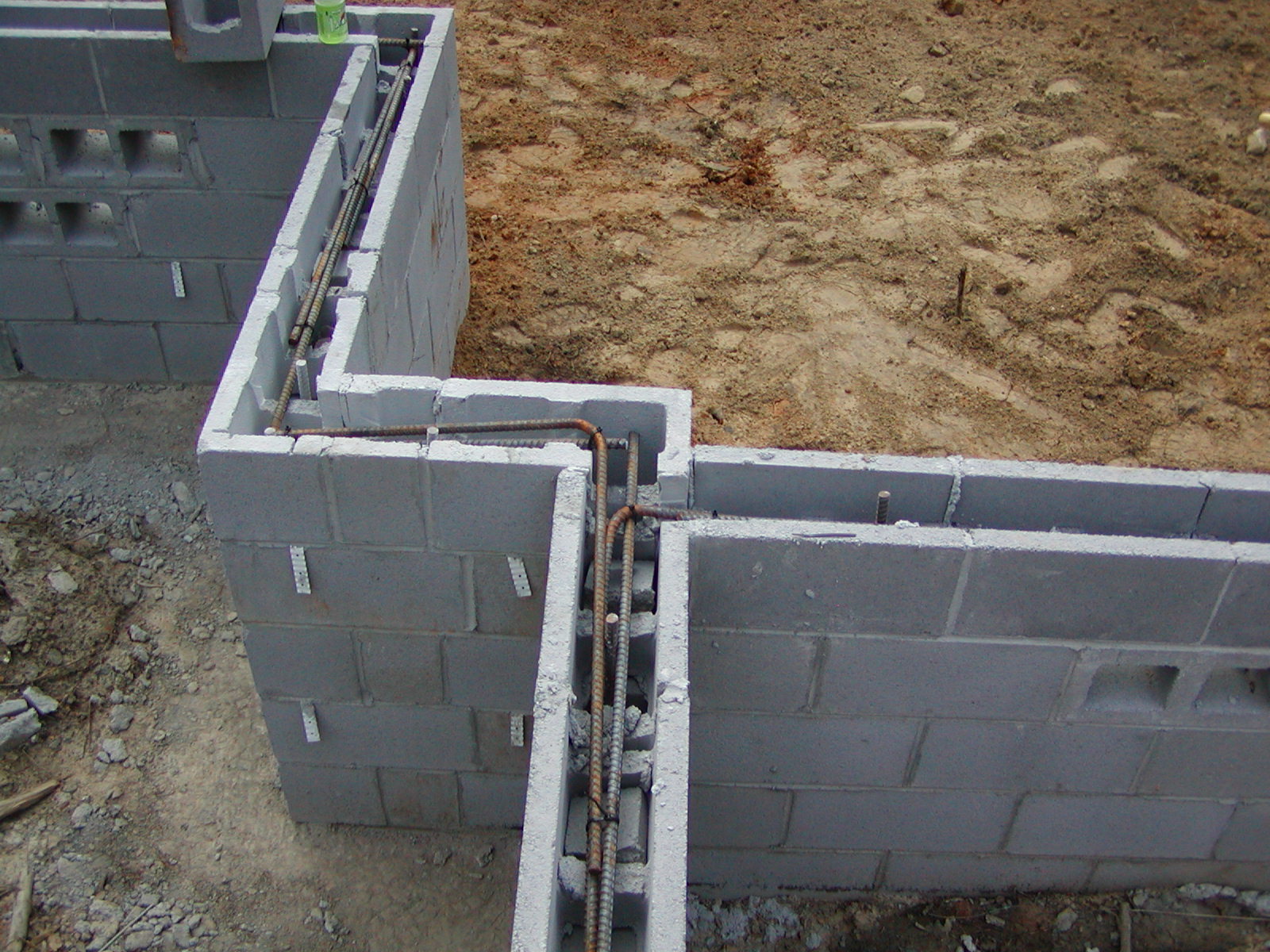 Bond Beam Corner Detail - The Best Picture Of Beam